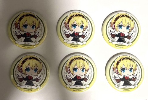 Aigis Can Badge Set Animax Cafe P3 Persona 3 Reload | eBay