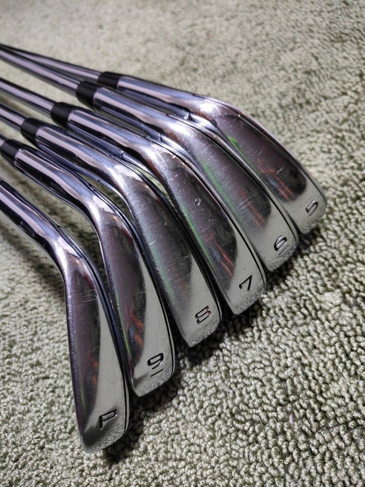 Callaway ROGUE ST PRO Iron Set 6pc 5-Pw Dynamic Gold95 S200 Stiff Flex ...