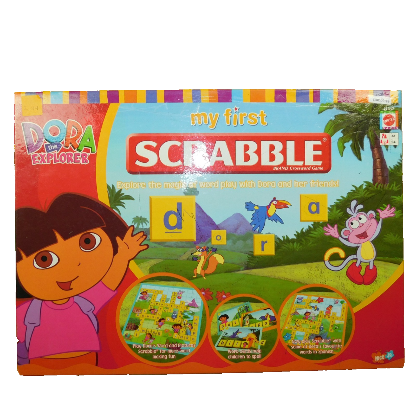 My First Scrabble Dora the Explorer Board Game | eBay