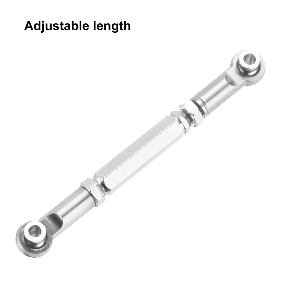 Adjustable Turnbuckles Camber Link Linkages for 2WD 1/10 RC Car（Silver ...