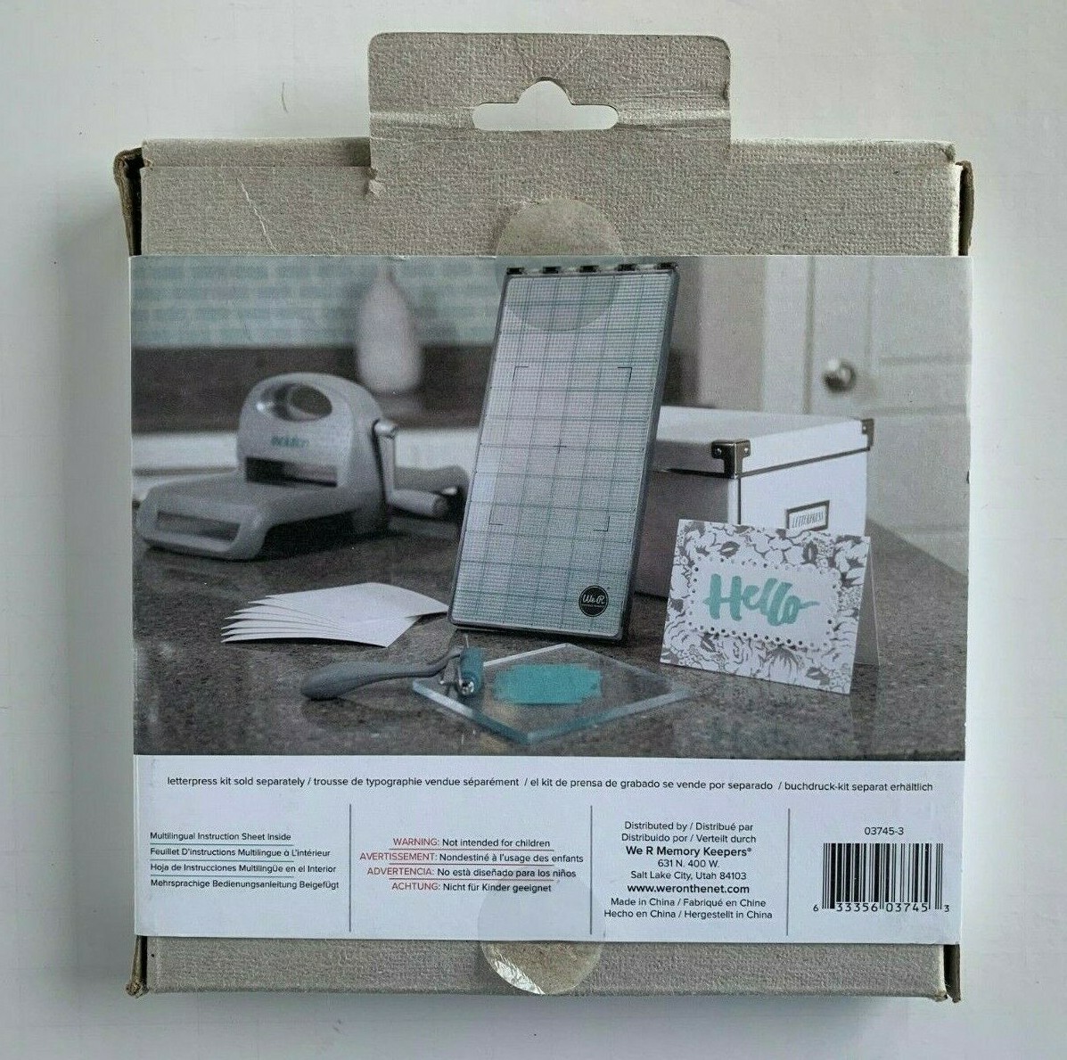 We R Memory Keepers Letterpress Plates Journaling 14 Piece Set | eBay