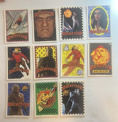 The Rocketeer Movie Complete Sticker Set of 11 Topps 1989 | eBay