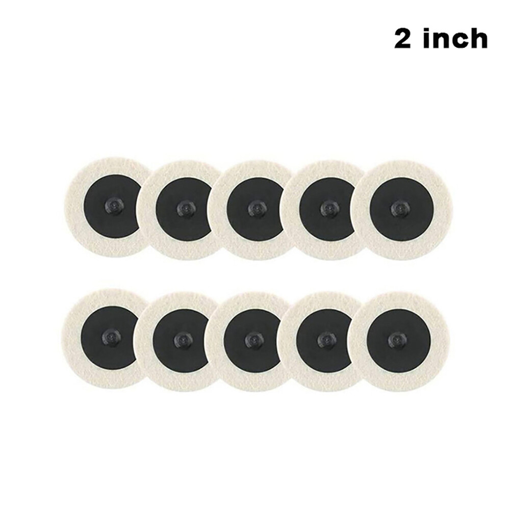 25/50/75mm Wool Felt Polishing Wheel Roll Lock Buffing Pad 1/2/3 ...
