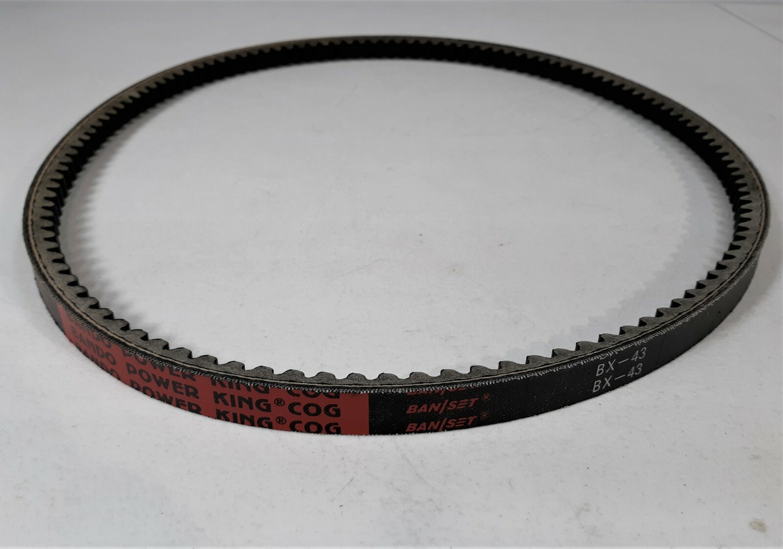 Bando Power King Cog BX Series Raw Edge Cogged V Belt, 0.66" Wide 0.41 ...
