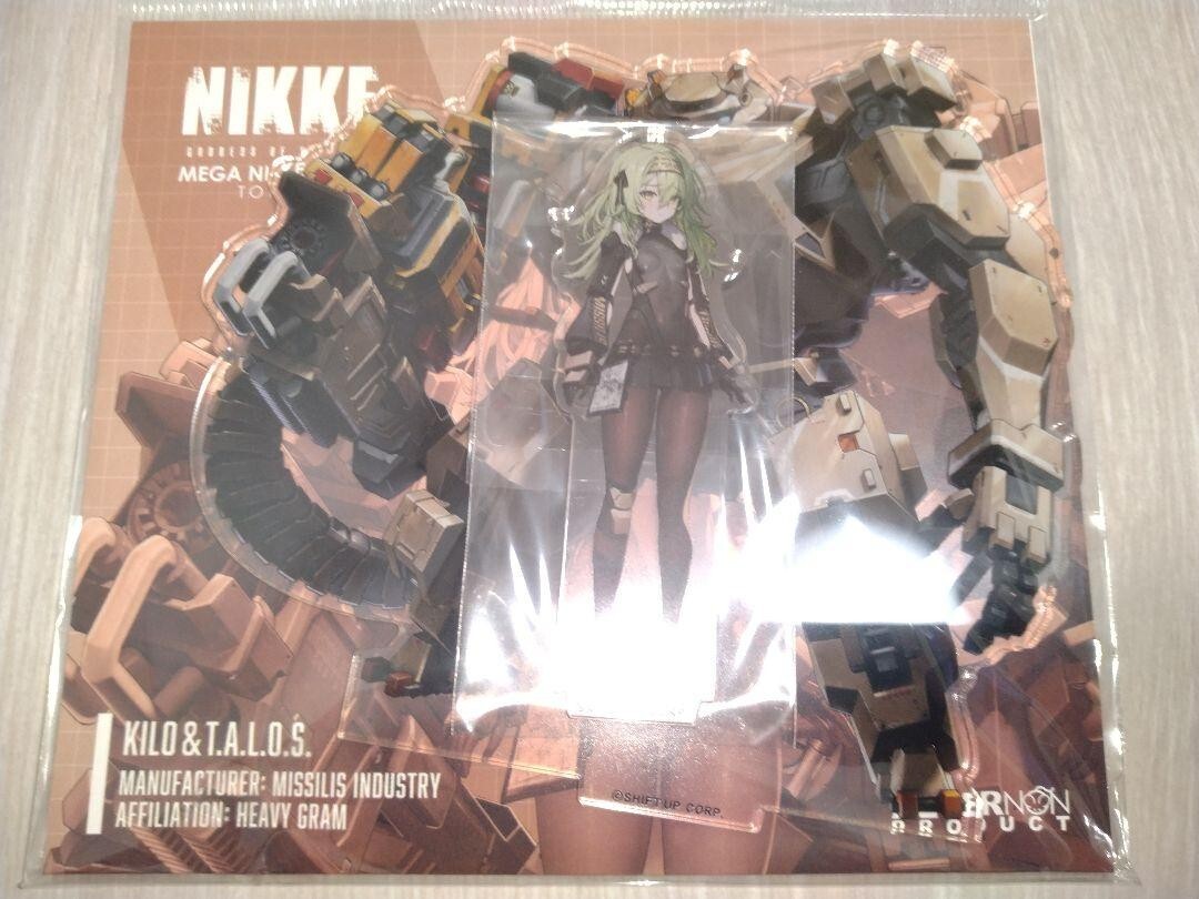 NIKKE Goddess of Victory MegaNIKKEstore Acrylic Stand KILO & T.A.L.O.S ...