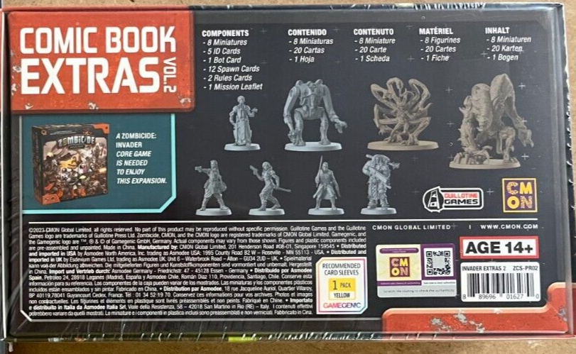 Zombicide: Invader Comic Book Extras Vol. 2 (Kickstarter) ZCS-PR02 | eBay