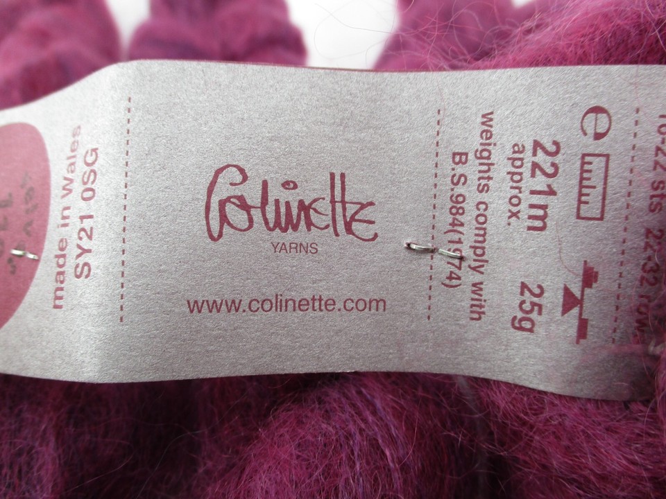 5 Lot - Colinette PARISIENNE Kid MOHAIR | 241Yds | 25Gr | Color: 116 ...