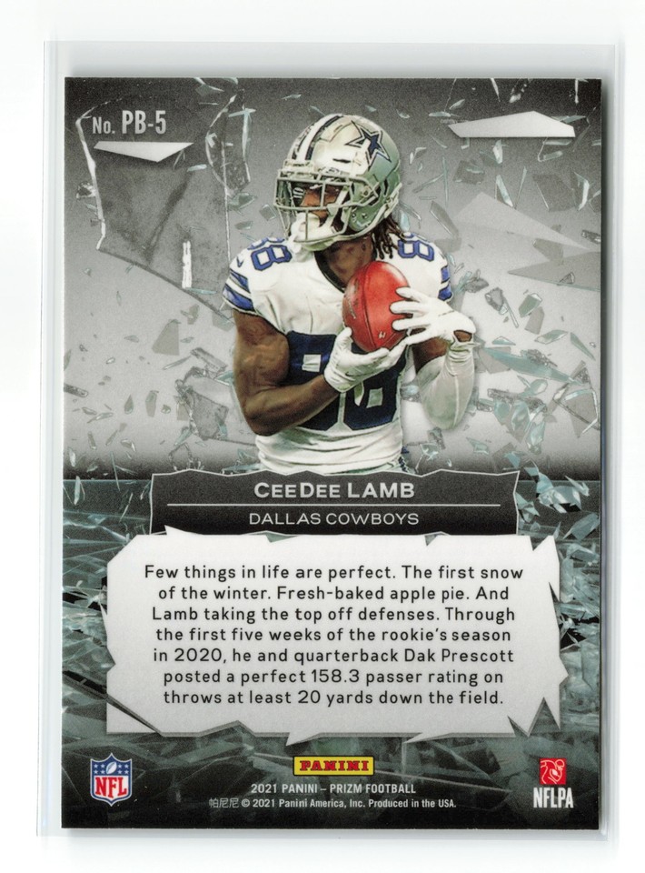 CEEDEE LAMB #PB-5 2021 PANINI PRIZM COWBOYS PRIZM BREAK | eBay