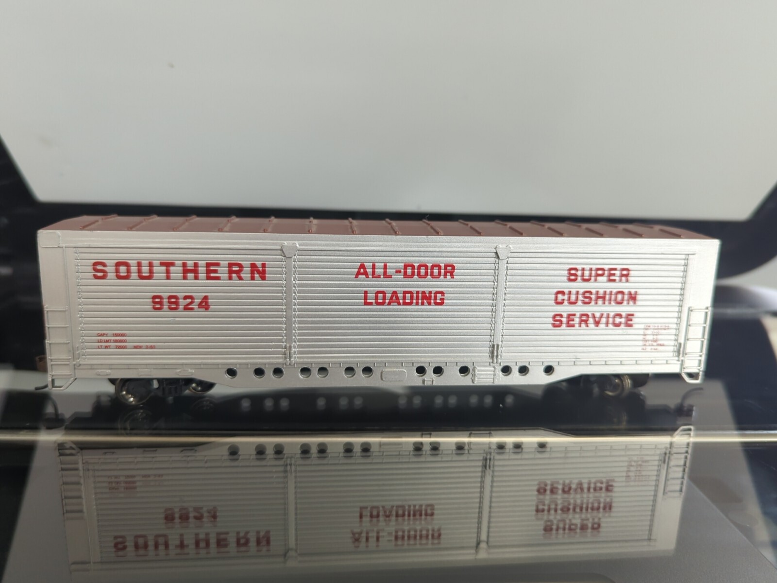Bachmann HO Scale 9924 All-Door Silver Box Car Southern Railroad Rare ...