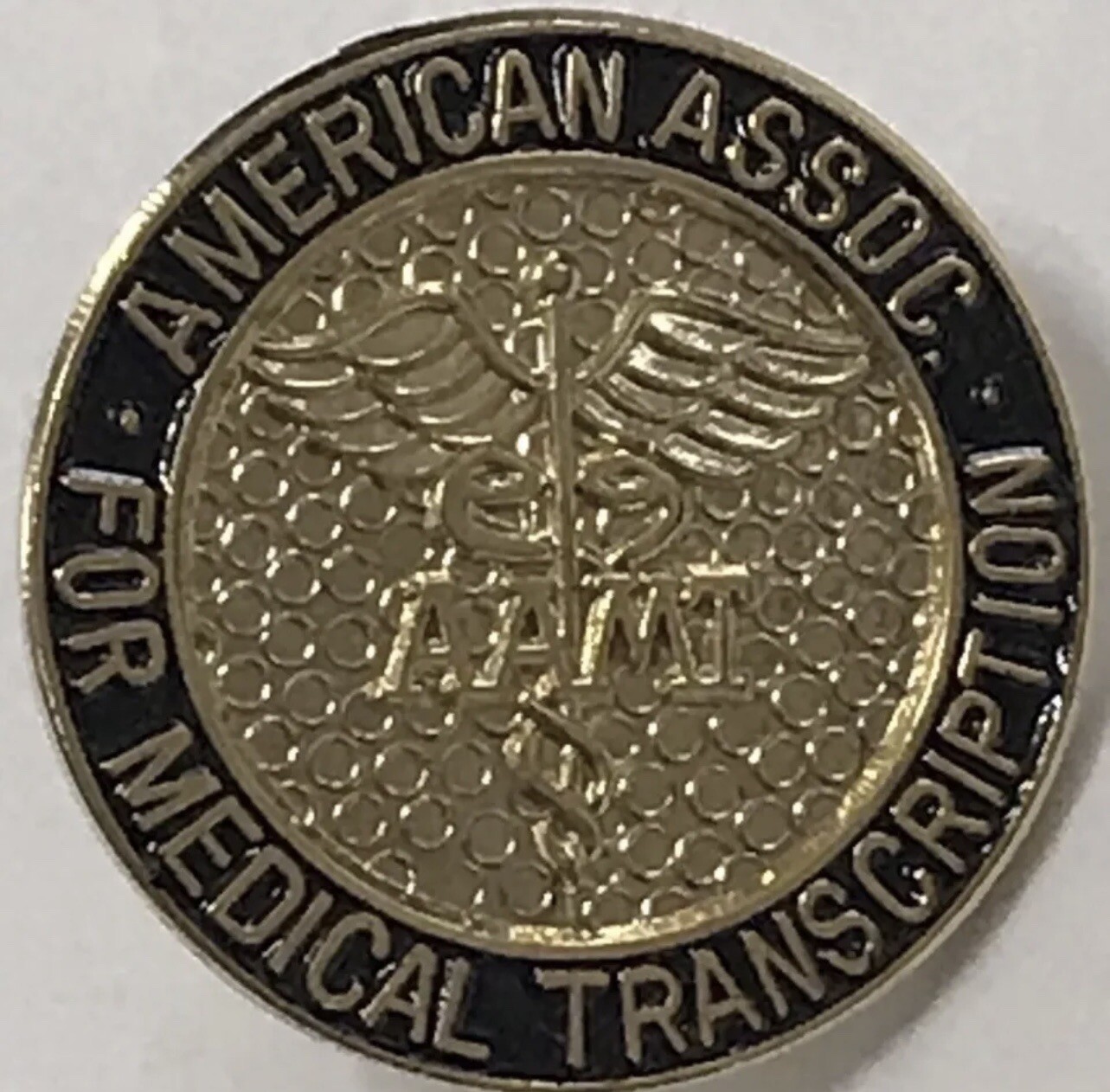 American Association For Medical Transcription AAMT Pin | eBay
