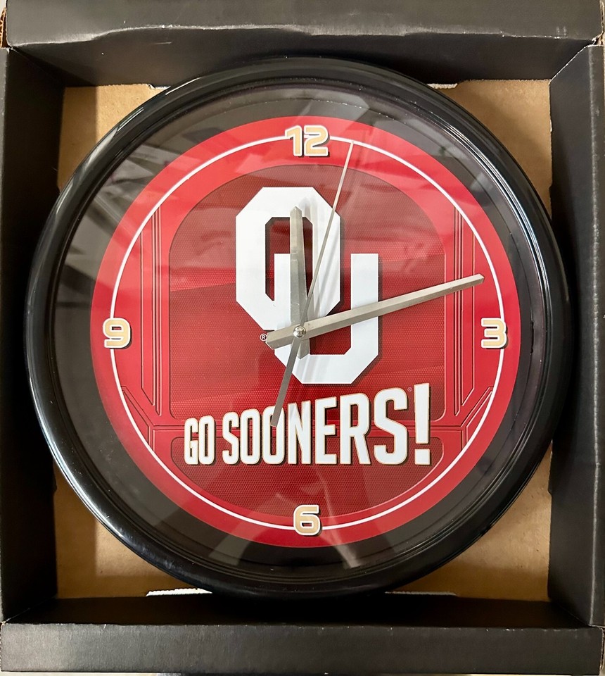 NCAA 12" Wall Clocks: Texas A&M OU OSU Texas Longhorns Ohio State ...