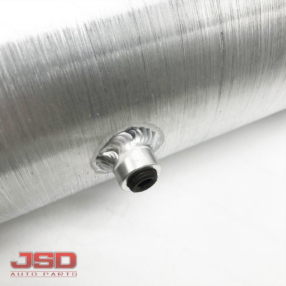 2 3/8 Gallon 6'' x 22" 1/4NPT Outlet End Fill Spun Aluminum Gas Tank ...
