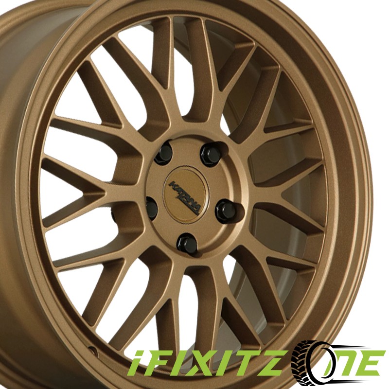 4 x Katana KR06 Matte Bronze Wheels 5x114.3 18x8 +40et Racing ...