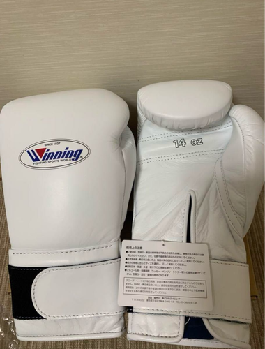 Winning MS-500B Professional Boxing Gloves White 14oz Tape-type [Japan ...