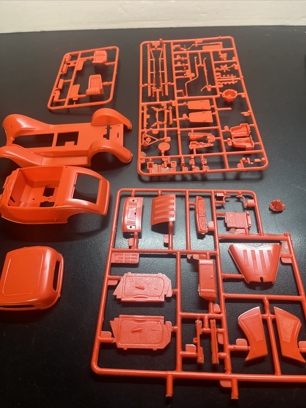 Revell 7239 Ford 1934 ? Chopped Coupe 1982 Vintage 1/25 MODEL Kit Parts ...