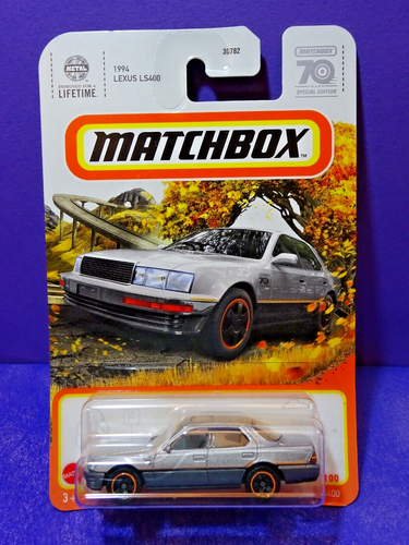 2023 Matchbox 1994 LEXUS LS400 in SILVER. MBX METAL 93/100. Long Card ...