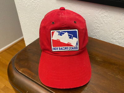 Official INDY RACING LEAGUE Baseball Cap Hat Red Embroidered Logo ...