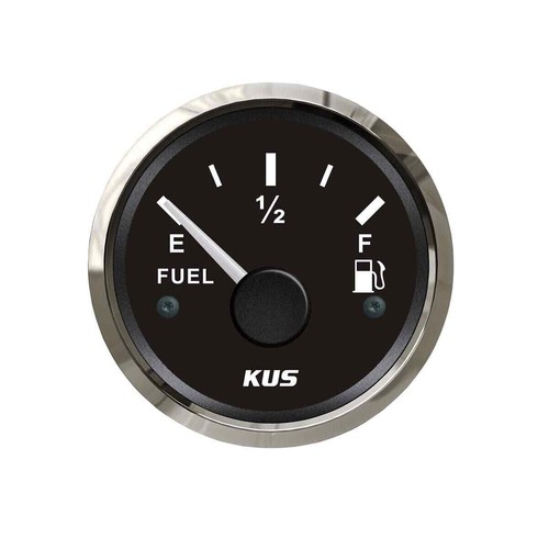 Wema 2" Fuel Level Gauge Black Stainless Steel #JMV00044 | eBay
