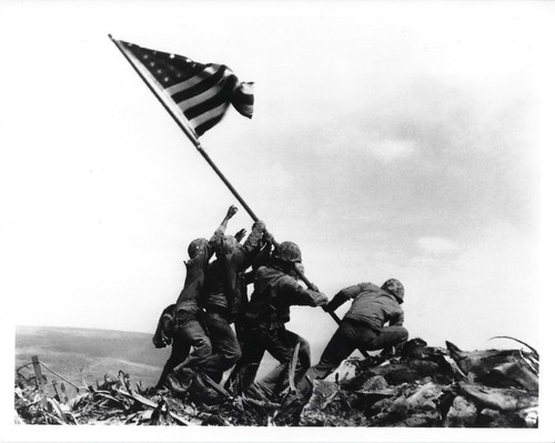iwo-jima-8x10-photo-picture-us-marines-battle-flag-raising-mt-suribachi