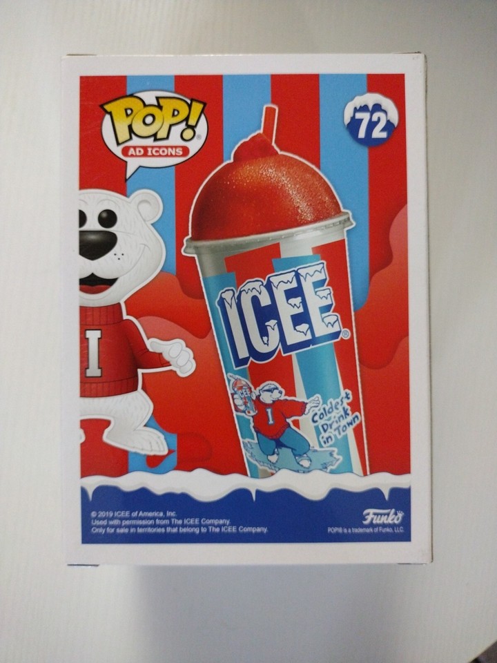 Funko Pop! Vinyl: Ad Icons - Icee Polar Bear - Funko (Exclusive) #72 ...