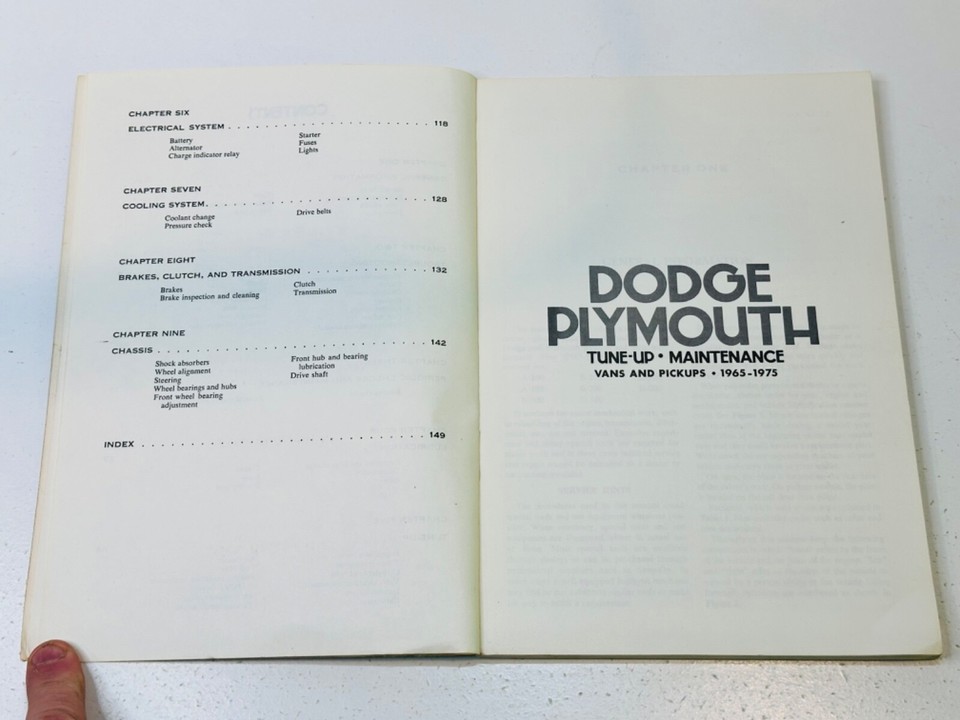 Dodge Service Repair Shop Workshop Maintenance Manual Book D100 A100 ...