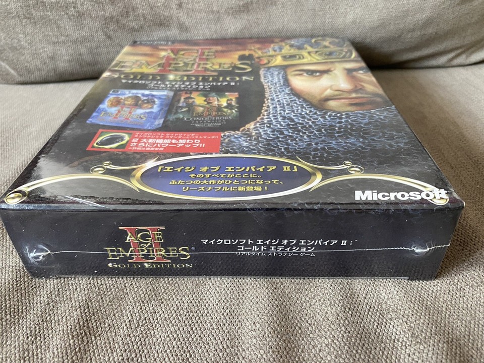 Age Of Empires II Gold Edition - Japanese Big Box Edition PC NEW ...
