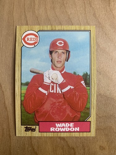 1987 Topps Baseball Card #569 - Wade Rowdon (Reds) | eBay
