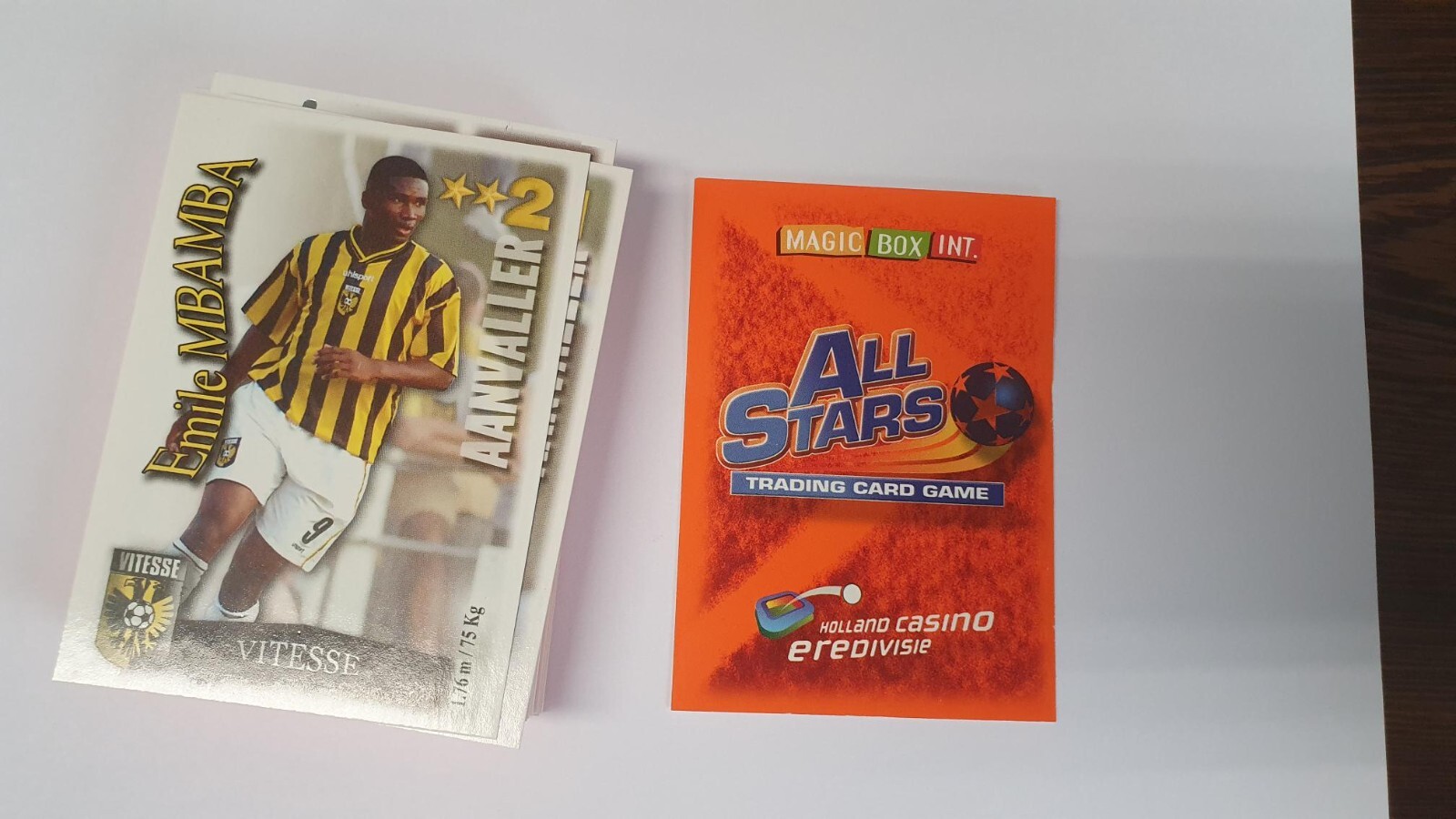 EMILE MBAMBA - VITESSE ARNHEM - ALL STARS MAGIC BOX TRADING CARD | eBay