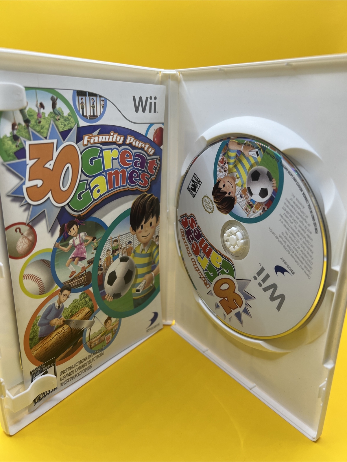 Wii Sports - Play - 30 Great Games (Nintendo Wii) Disc & Manual Tested ...