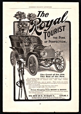 1904 ROYAL TOURIST Antique Touring Car AD | eBay