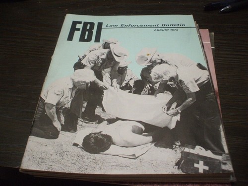 FBI LAW ENFORCEMENT BULLETIN Magazine - POLICE - August 1976 | eBay
