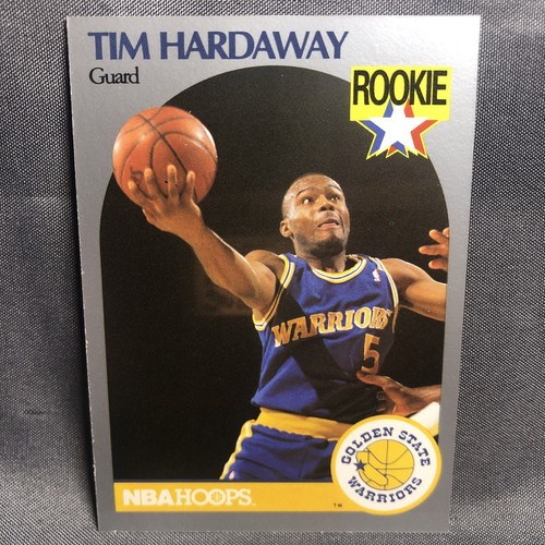 1990-91 Hoops basketball Tim Hardaway rookie card #113 | eBay