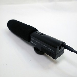 SONY ECM-K100 ELECTRET CONDENSER MICROPHONE W/ REMOVABLE WINDSCREEN ...