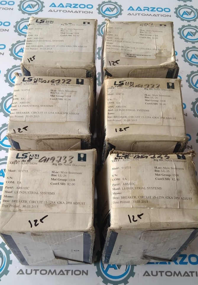 New LS ABS103c Metasol 125AF 3p 125A Molded Case Circuit Breaker MCCB ...