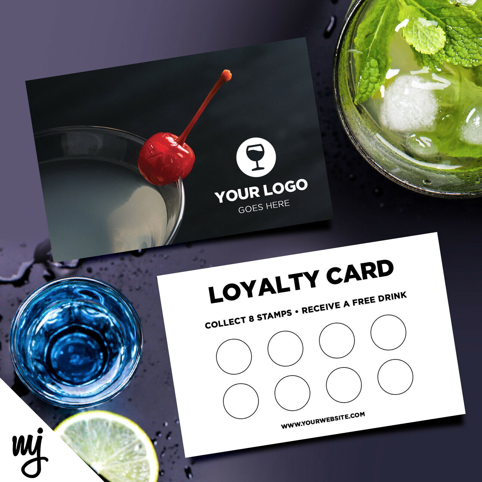 Custom Loyalty Card Printing | Cocktail Bar Restaurant Drinks Pub 01 | eBay