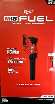 NEW Milwaukee 3017-20 Leaf Blower M18 Cordless Fuel 18 Volt 120 MPH ...