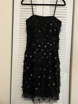JS Collections Women’s Mesh Flapper Black Cocktail Dress Size 6 | eBay
