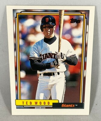 Ted Wood 1992 Topps SF Giants Rookie Card #358 | eBay