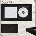 CD Display Frame, 14.4" X 7.7", Solid Wood, Self Standing, Home Decor ...