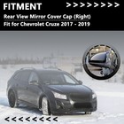 For Chevrolet Cruze 2017 - 2019 Passenger Side Mirror Cover Cap Black ...
