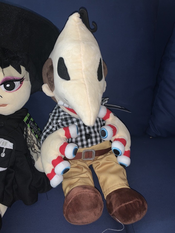 Beetlejuice Movie Lydia Deetz Barbara Adam 19” Sandworm 27” Plush Lot ...