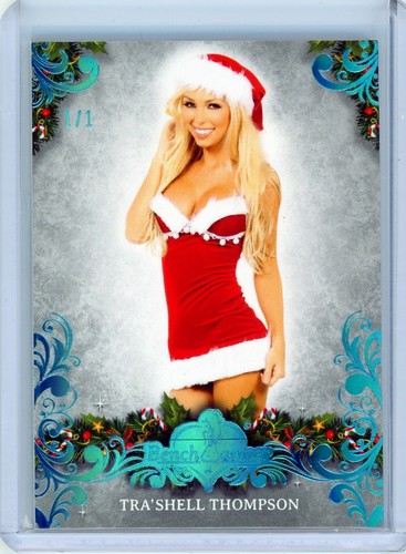 2019 Benchwarmer Holiday Archive Premium Base Ice Blue 1/1 Tra'shell Thompson | eBay
