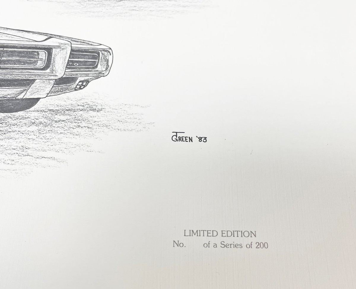 Pontiac Gto Drawings Side View