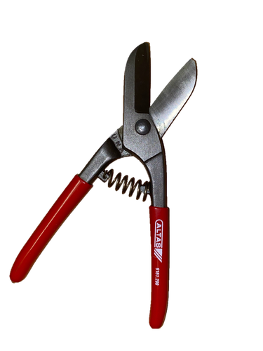 Heavy Duty 8" / 200mm Sprung Tin Snip Gilbow Sheet Metal Cutting Shear ...