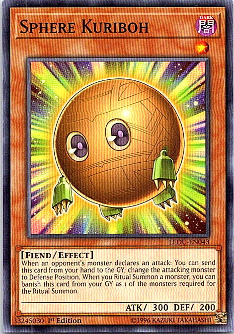 Sphere Kuriboh LEDU-EN043 Yu-Gi-Oh! Card Light Play 1st Edition | eBay