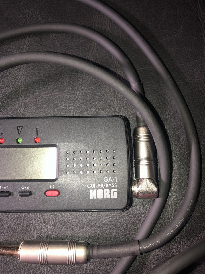 Korg Chromatic Tuner N222 With Nice Cable Tested Working Used Free ...