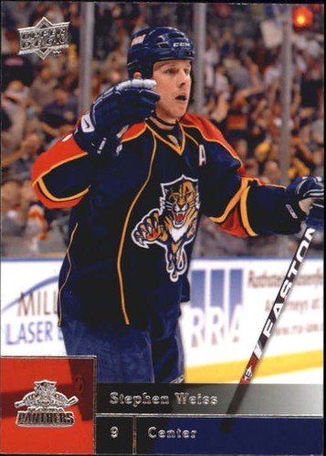 2009-10 Upper Deck Panthers Hockey Card #72 Stephen Weiss | eBay
