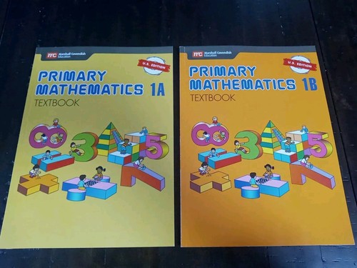 Singapore Primary Mathematics Textbooks 1A & 1B - US Edition -NEW | eBay