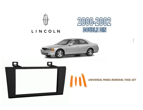 NEW 2000-2002 LINCOLN LS STEREO INSTALL DASH KIT (BLACK FINISH), TOOL ...