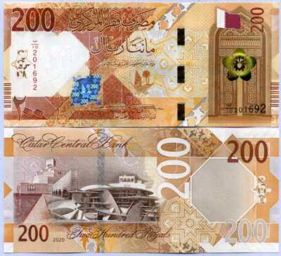 Qatar 200 Riyals 2020 P 37 UNC | eBay